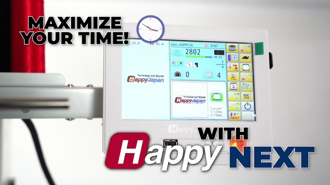 Happy Japan Embroidery Machines 2025: Industrial Performance & Workflo ...