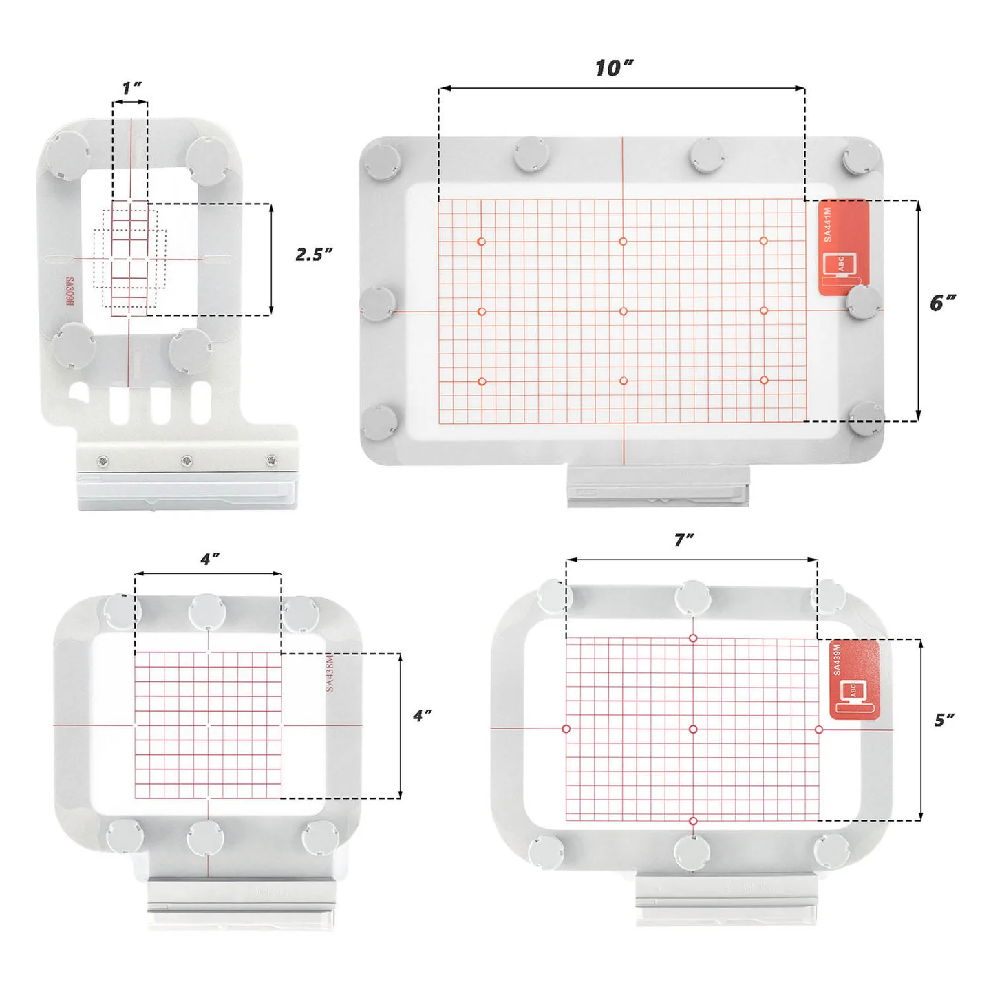 MaggieFrame Magnetic Hoop Set for Brother & Babylock Embroidery ...