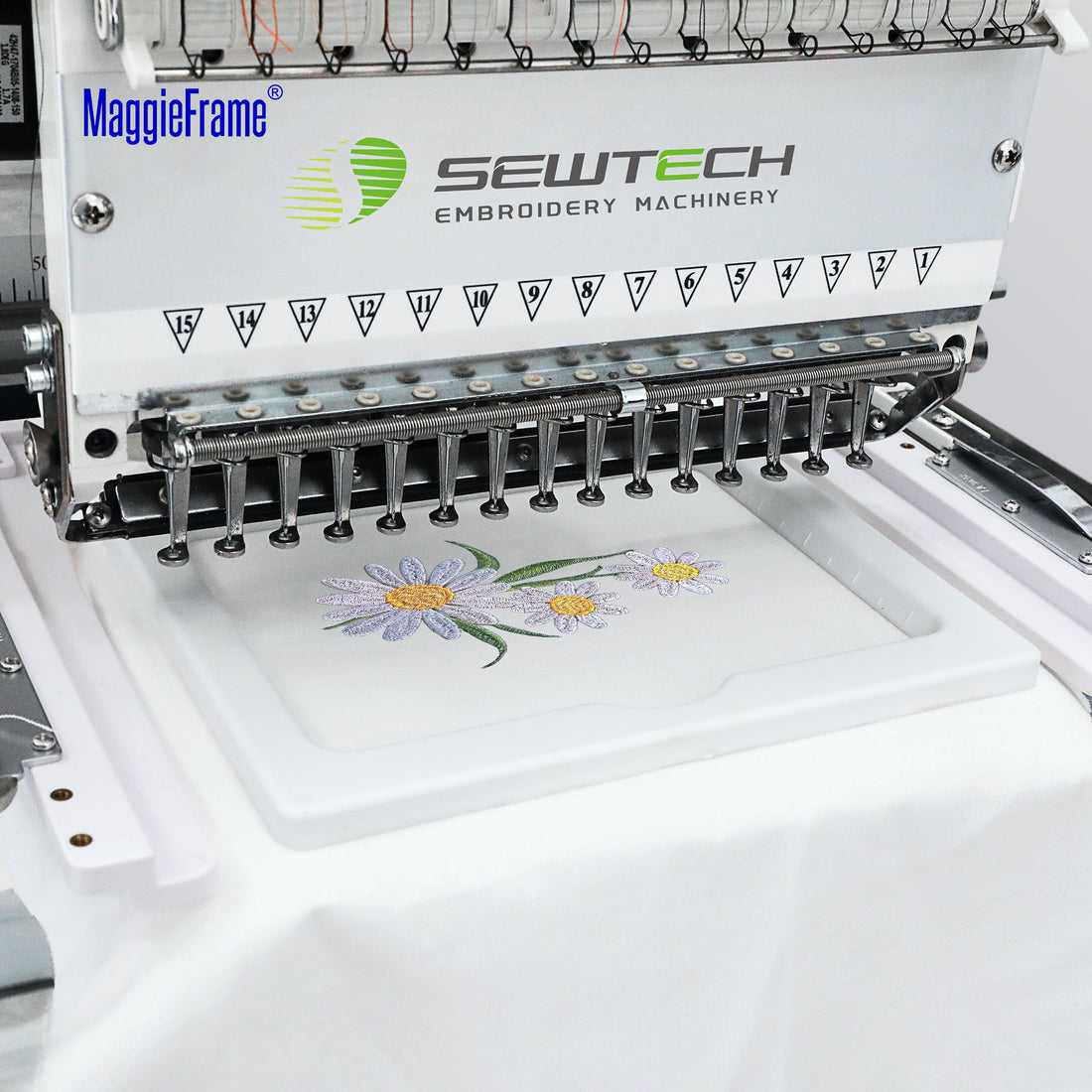 MaggieFrame 8 in 1 Magnetic Hoop Set for ROSEW Embroidery Machines ...
