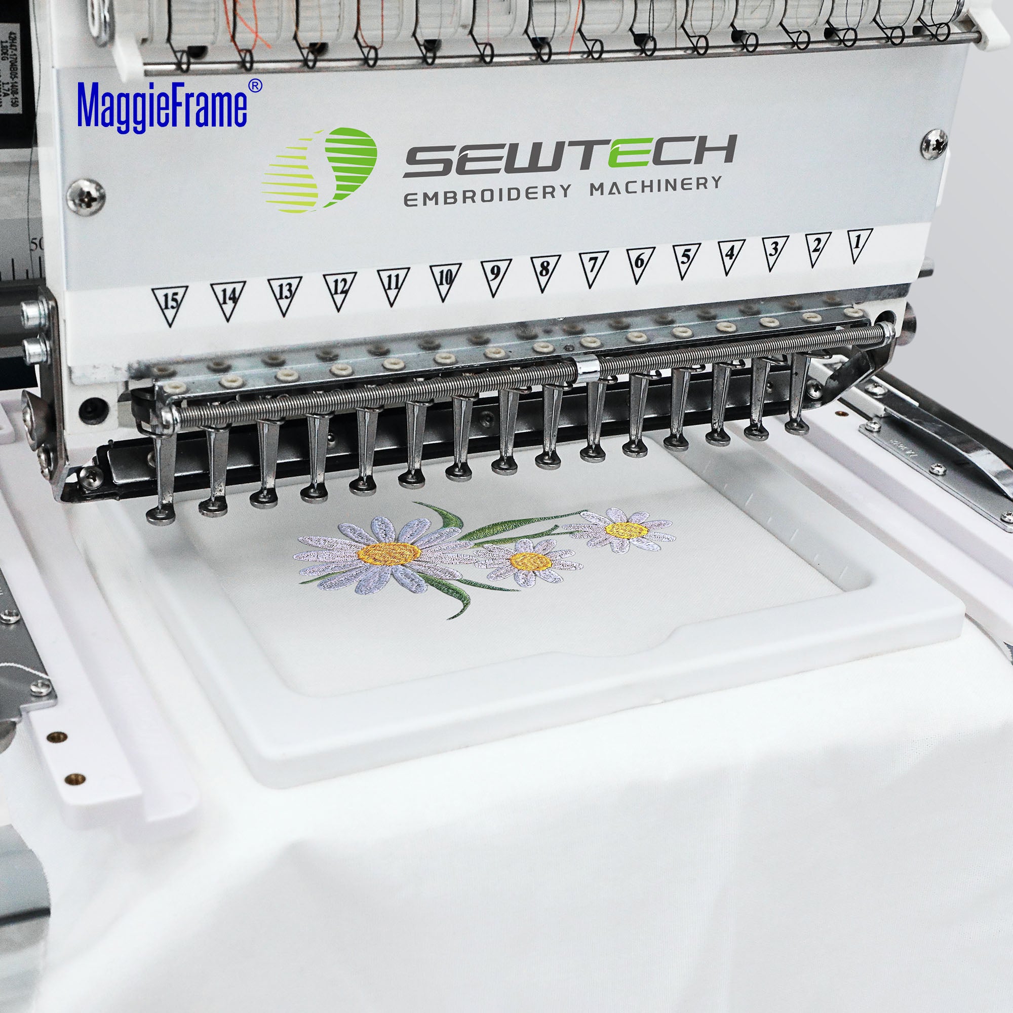 MaggieFrame 8 in 1 Magnetic Hoop Set for BAI Embroidery Machines – 8 ...